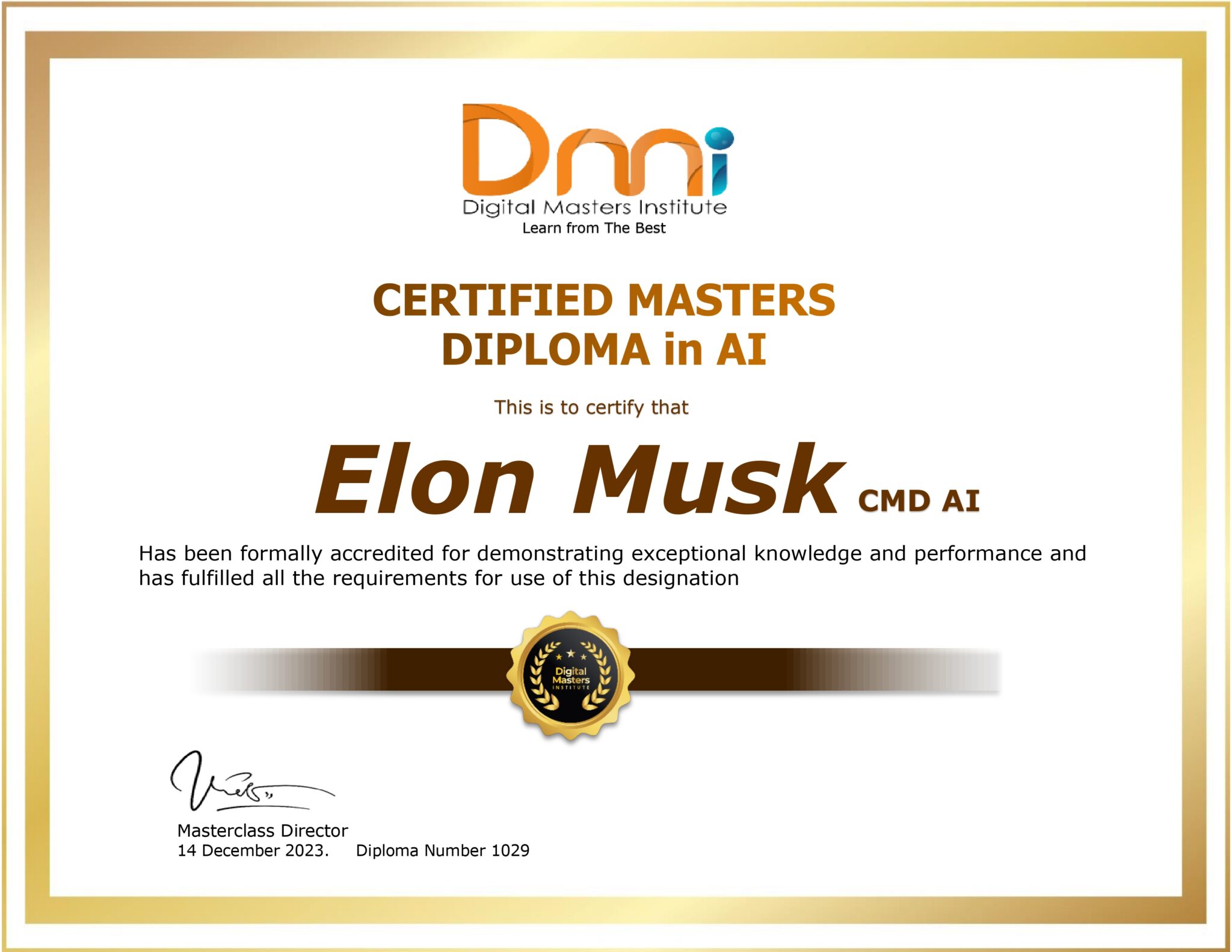 Digital Masters Institute – Learn From The Best
